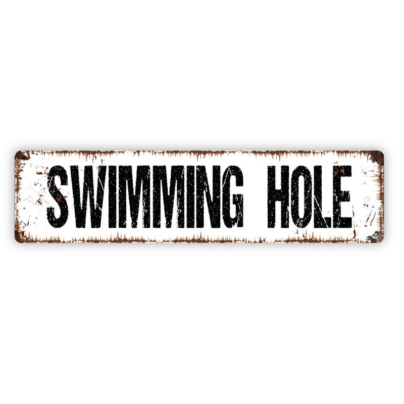 Swimming Hole Sign - Etsy