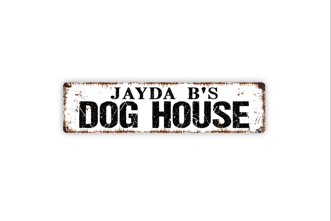 Personalized Dog House Sign - Puppy Pup K9 Doggy Crate Kennel Rustic ...