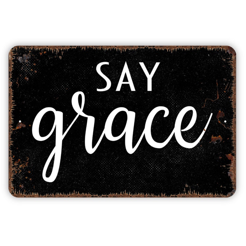 Wooden Grace Sign - Etsy
