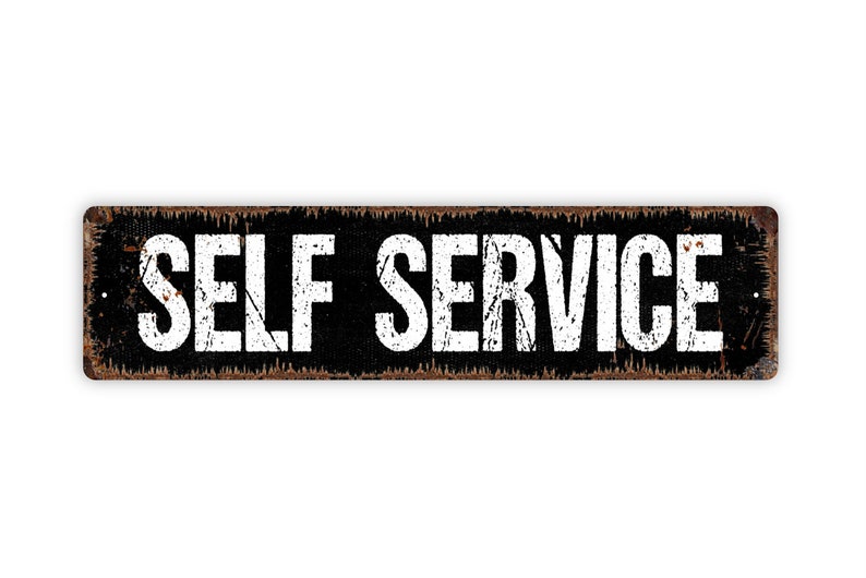 Self Service Sign Buffet Kitchen Pantry Coffee Guests Bed - Etsy