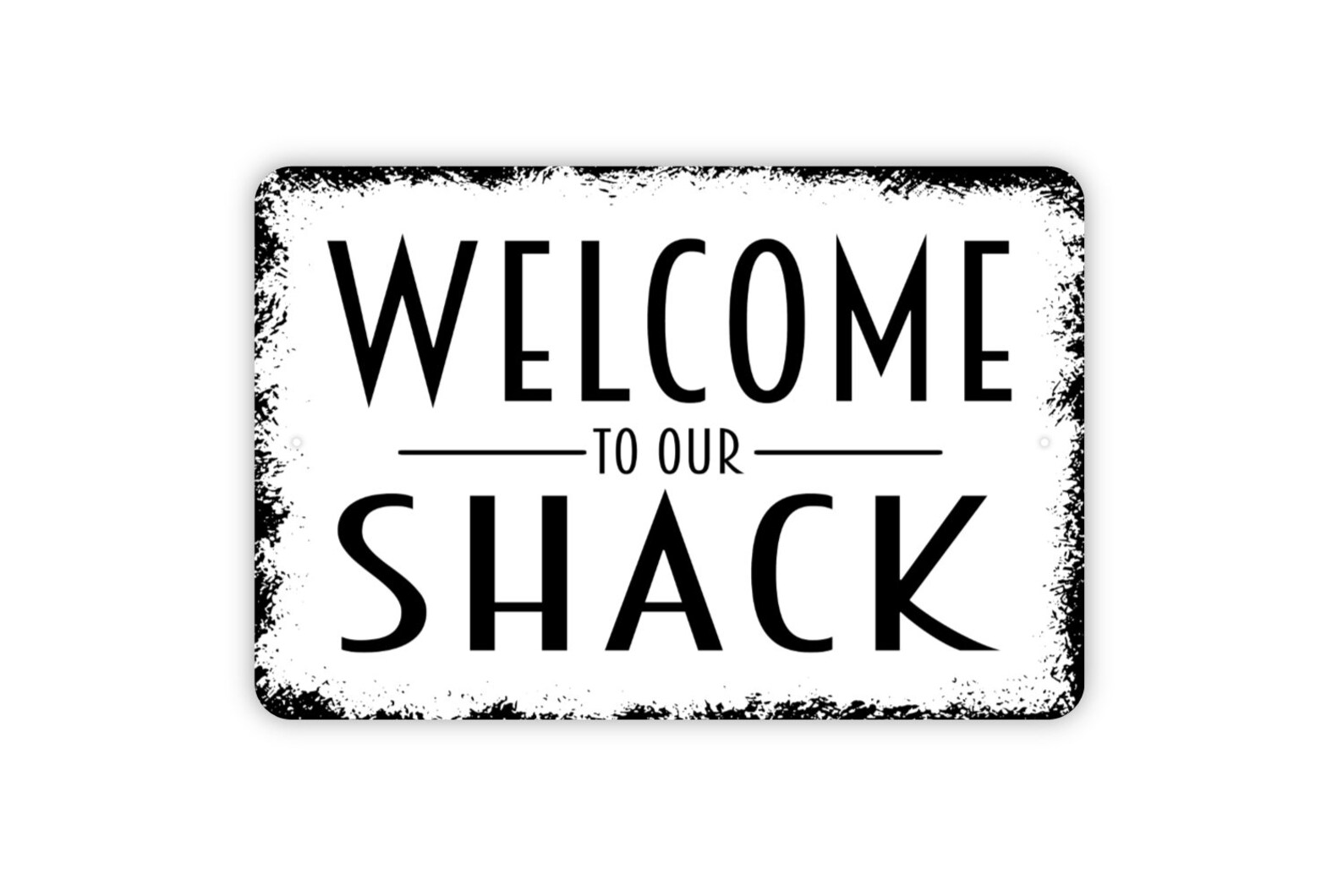 Welcome to Our Shack Sign Metal Wall Art Indoor or Outdoor - Etsy