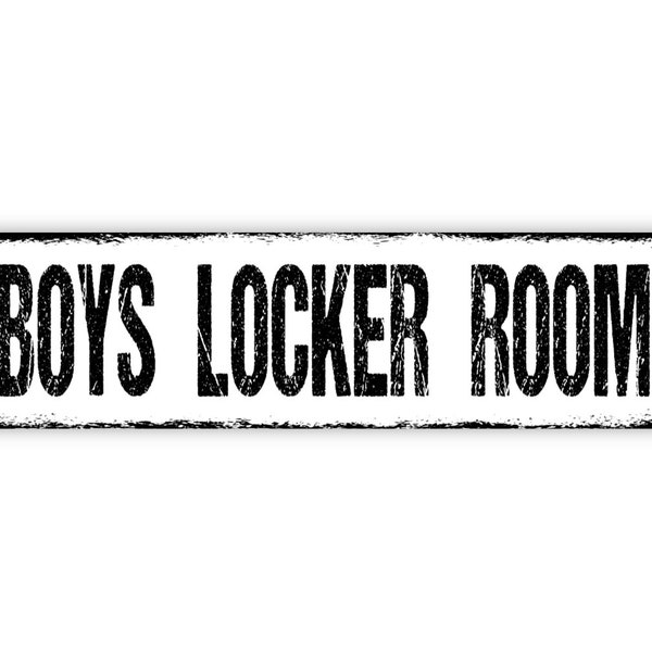 Locker Room Door Name Plate - Etsy