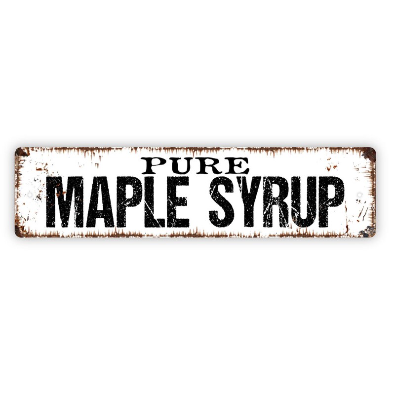 Maple Syrup Sign - Etsy