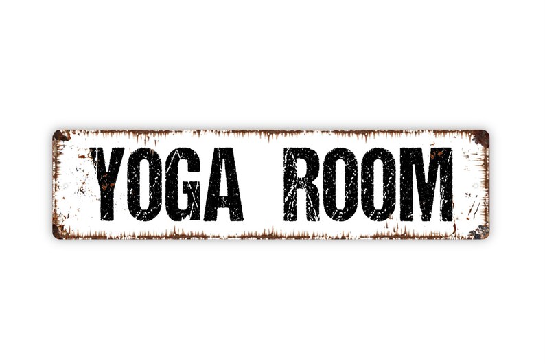 Yoga Room Sign Home Gym Sign Fitness Center Rustic Custom - Etsy
