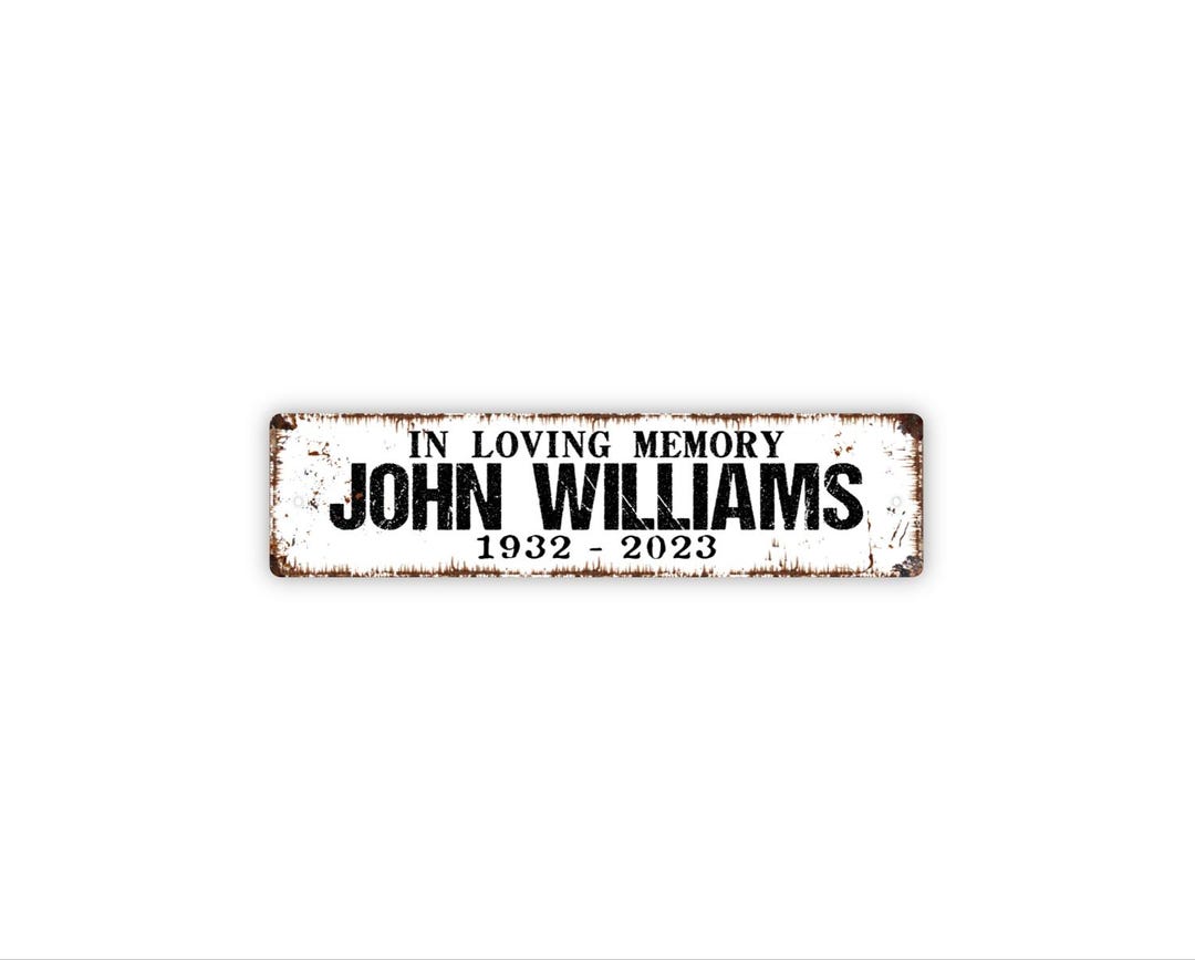 Personalized in Loving Memory Sign | Custom Memorial Wall Art ...