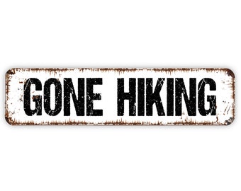 Rustic Hiking Sign | Etsy
