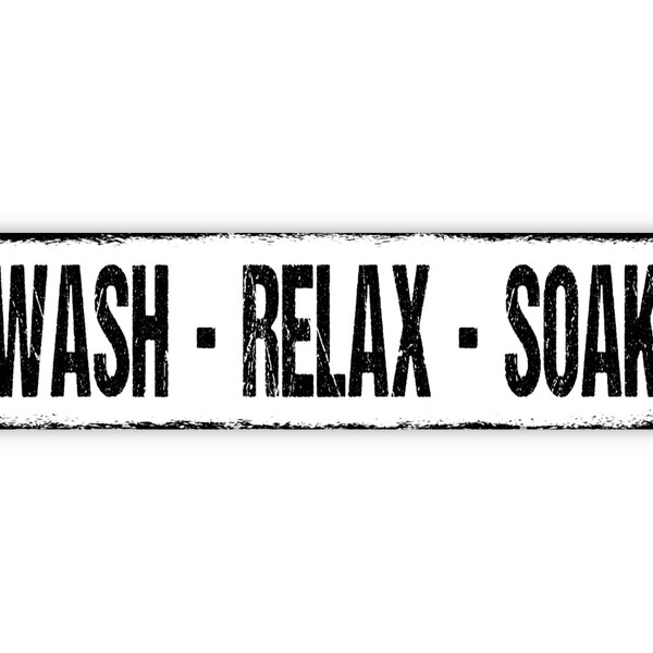 Soak Sign - Etsy