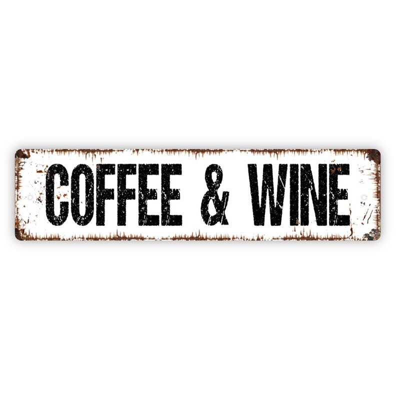 Coffee and Wine Sign - Etsy