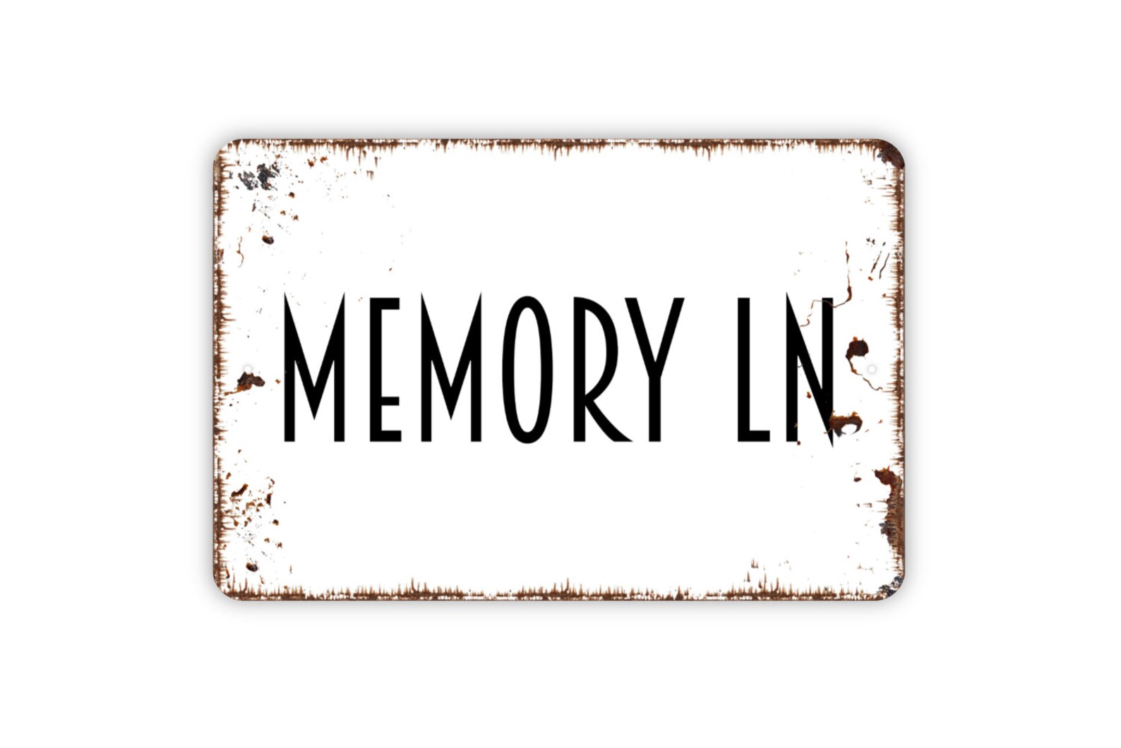 Memory Lane Sign Family Photo Metal Wall Art - Etsy