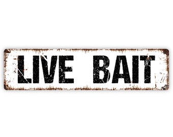 Live Bait Sign - Etsy