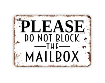 Do Not Block Mailbox - Etsy