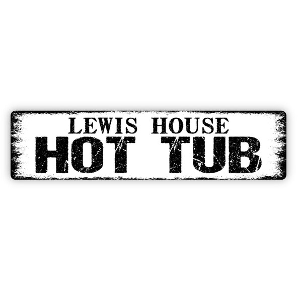 Hot Tub Room Sign - Etsy
