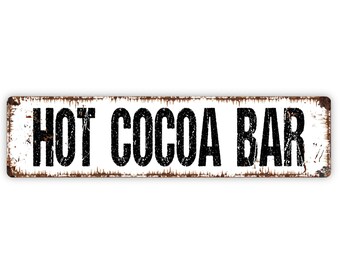 Hot Cocoa Door Sign | Etsy