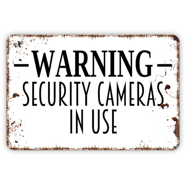 Cameras in Use Sign - Etsy
