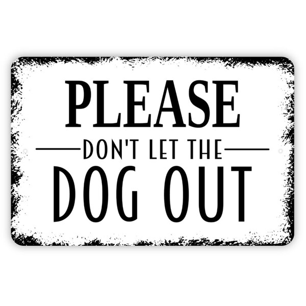 Keep Out Dog Sign - Etsy