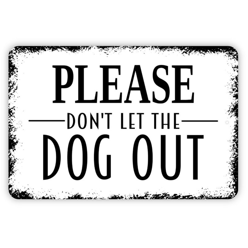 Keep Out Dog Sign - Etsy