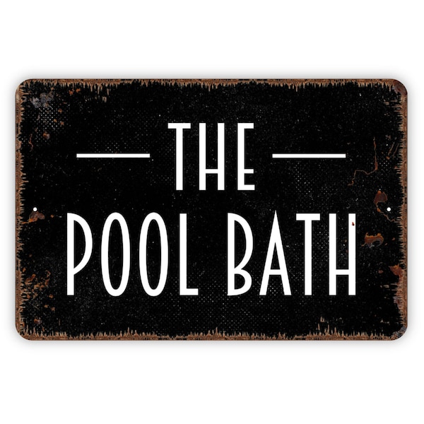 Pool Signs Metal - Etsy