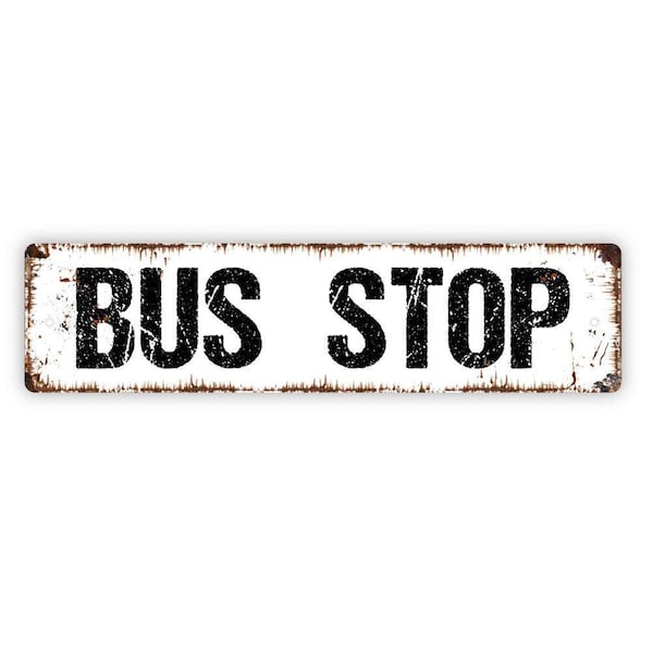 Custom Bus Stop Sign - Etsy