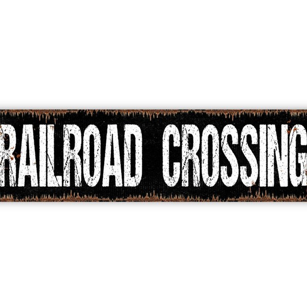 Railroad Crossing Sign - Etsy