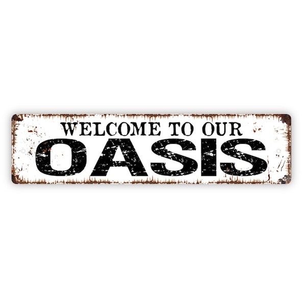 Oasis Sign - Etsy