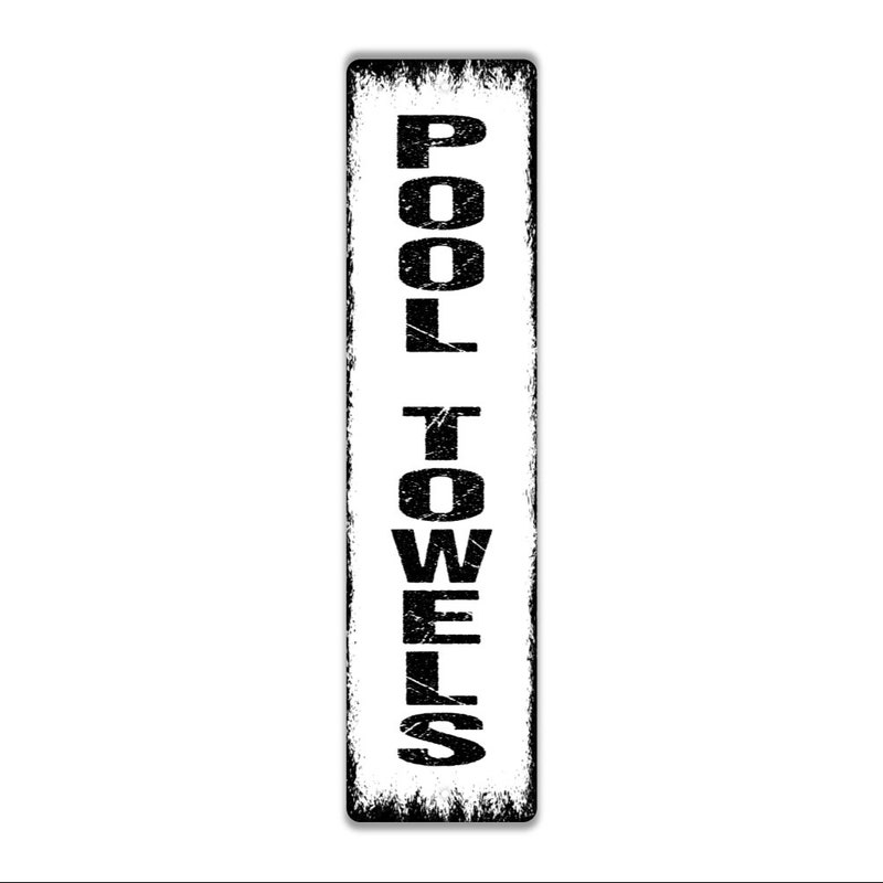 Pool Towel Signs - Etsy