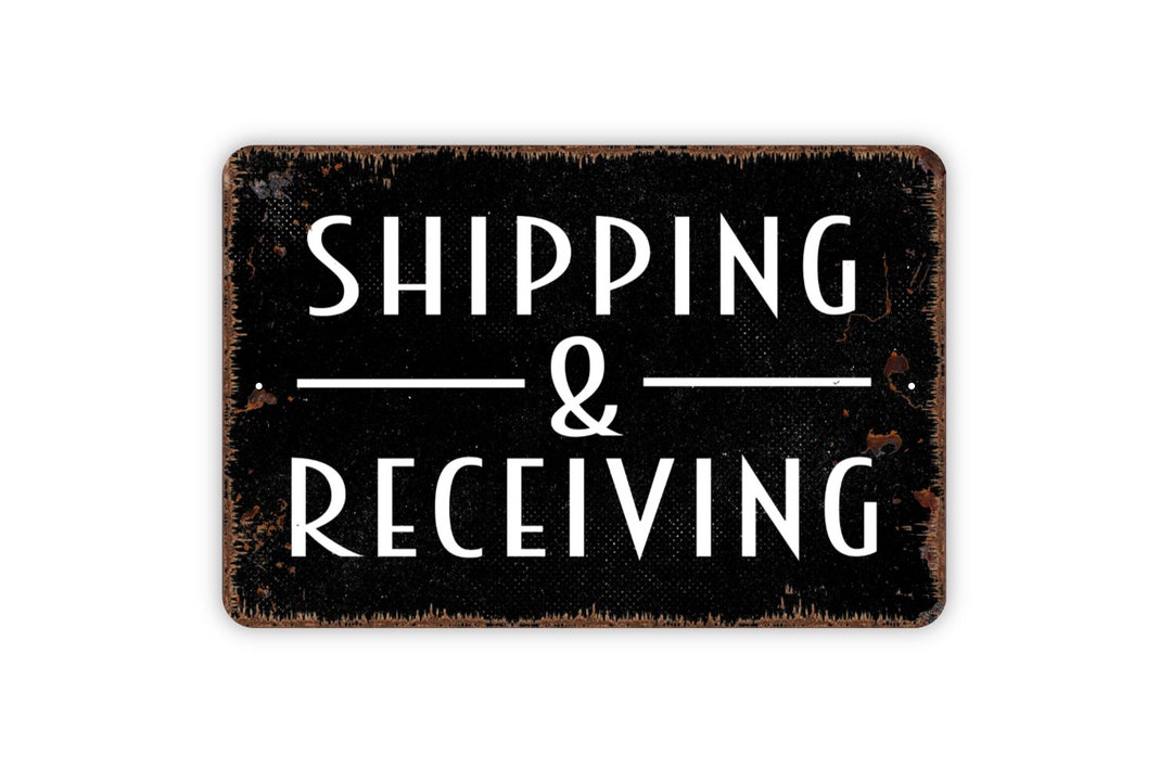 Shipping and Receiving Sign Loading Dock Deliveries Outdoor - Etsy