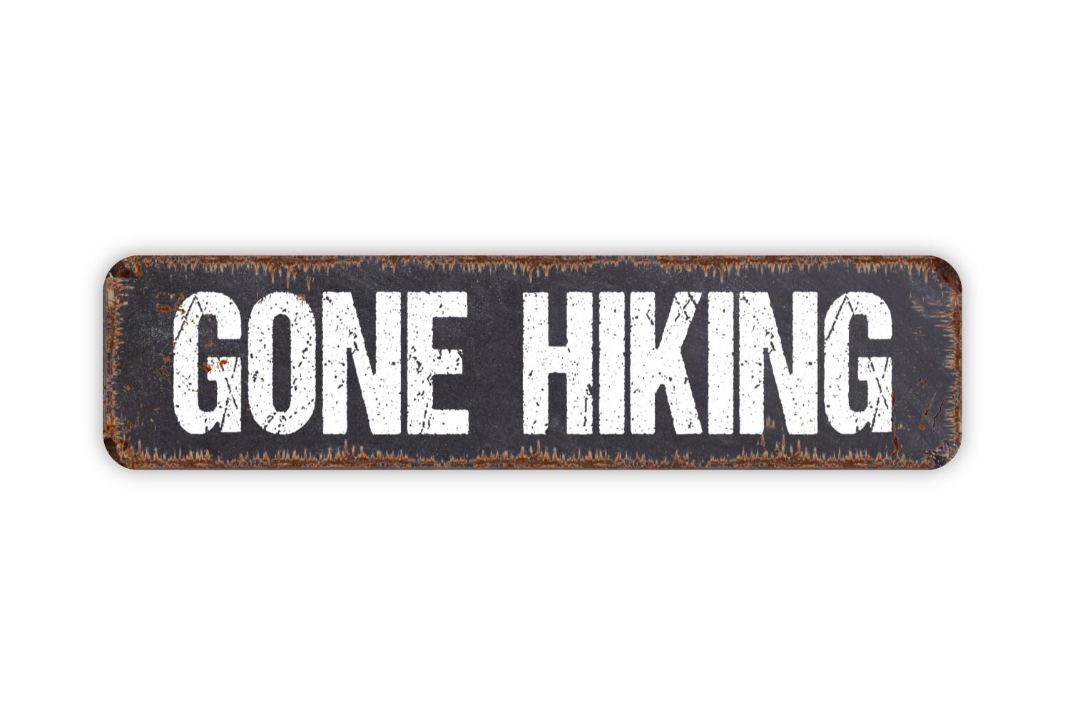 Hiking Street Sign