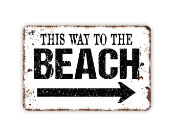 This Way to the Beach Sign - Etsy
