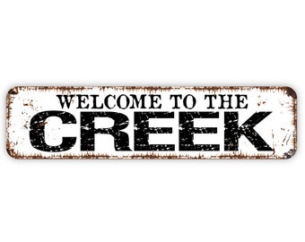 Creek Sign | Etsy