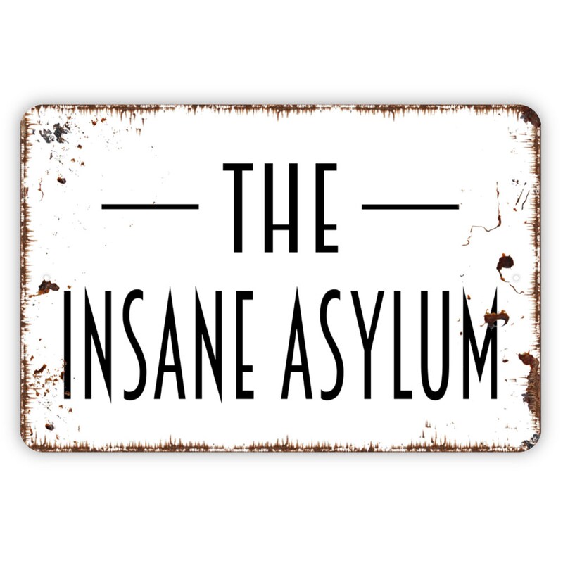Insane Asylum - Etsy