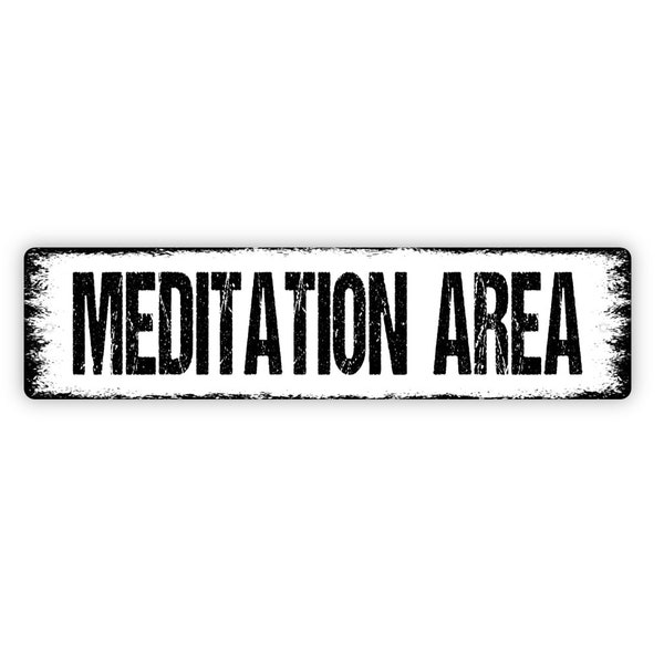Meditation Sign - Etsy