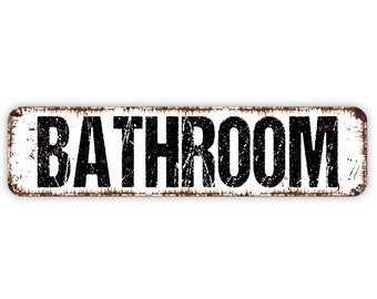 Bathroom Street Sign | Etsy