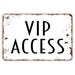 VIP Access Sign, Metal Sign, Farmhouse Contemporary Modern Wall Metal ...
