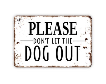 Let Dog Out Sign - Etsy