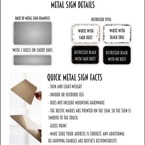 Tips Welcome Sign, Metal Sign, Farmhouse Contemporary Modern Wall Metal ...