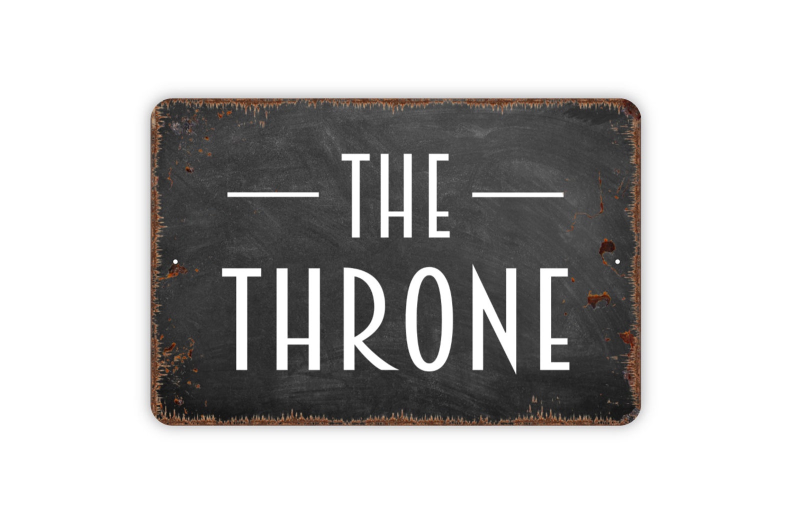 The Throne Sign Metal Sign Farmhouse Contemporary Modern - Etsy