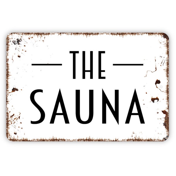 Sauna Sign - Etsy