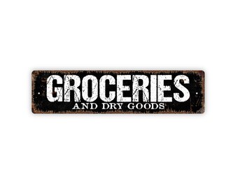 Mercantile Dry Goods & Such Sign Personalized Store Sign - Etsy