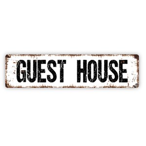 Guest House Sign - Bed and Breakfast Vacation Rental Welcome to Our ...