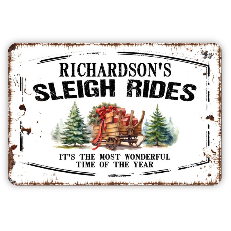 Sleigh Ride Sign - Etsy