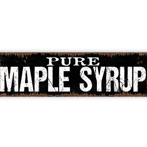 Maple Syrup Signs - Etsy