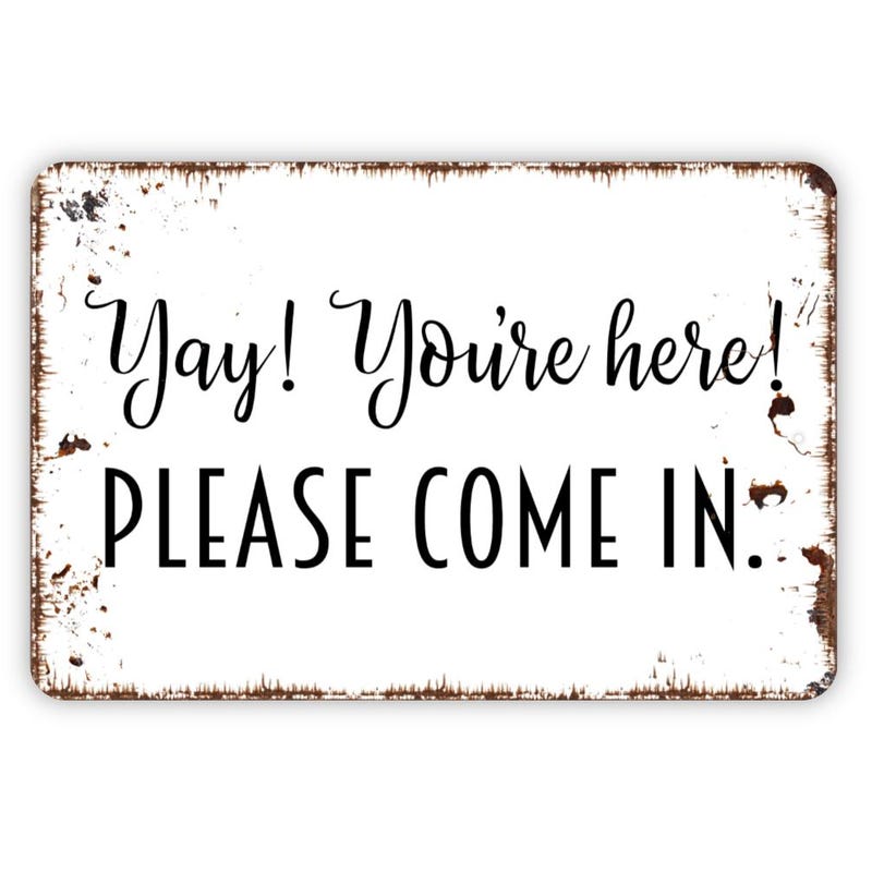 Please Come In - Etsy