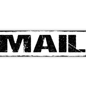 Mail Sign - Mailbox Mailman Leave Packages Here Rustic Street Metal ...