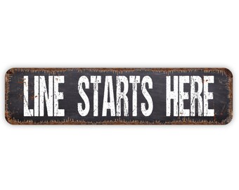 Starts Here Sign | Etsy