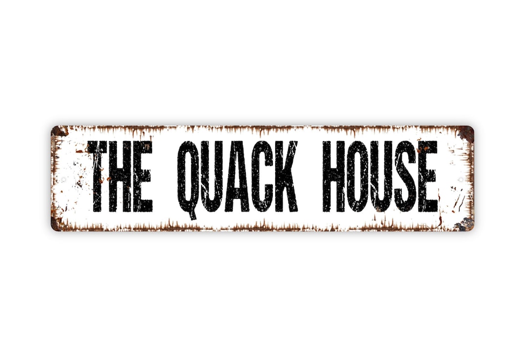 The Quack House Sign Hen House Chickens Fowl Ducks Rustic - Etsy