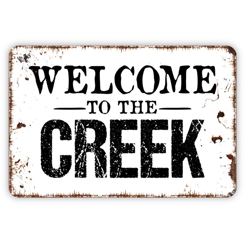 Creek Sign - Etsy