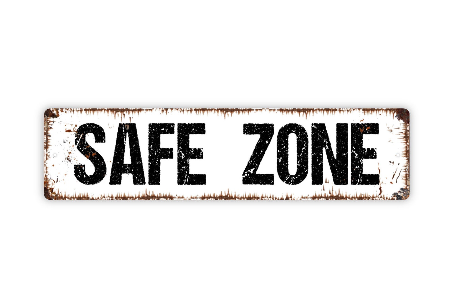 Safe Zone Sign Relax Zen Den Safety Home Sweet Home Rustic - Etsy