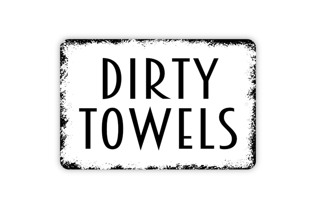Dirty Towels Sign - Swimming Pool Metal Indoor or Outdoor Wall Art - Etsy