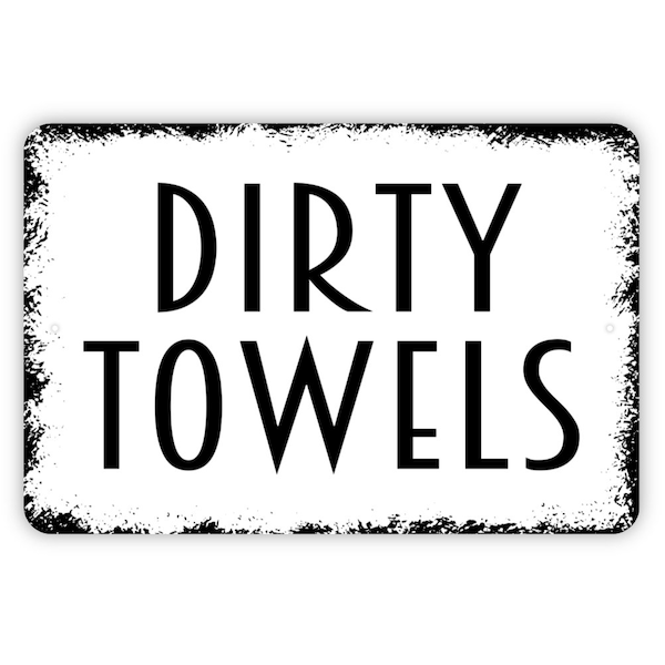 Dirty Towels Sign - Etsy