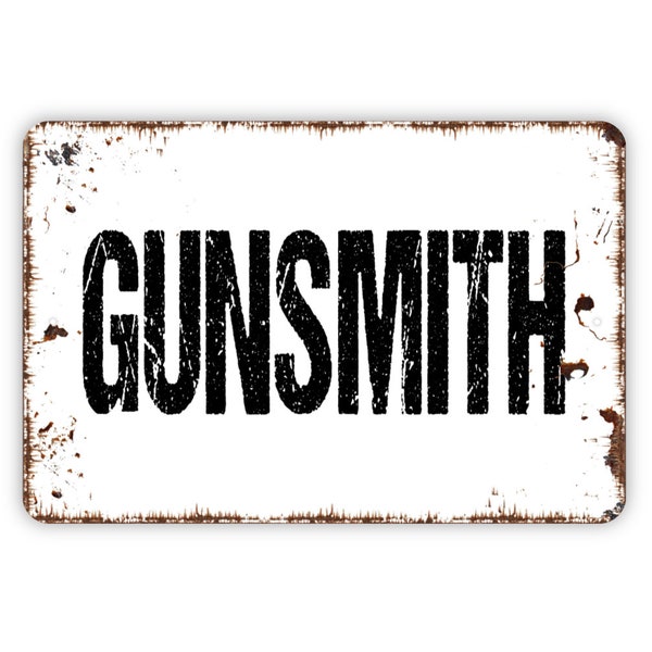 Gunsmith Sign - Etsy
